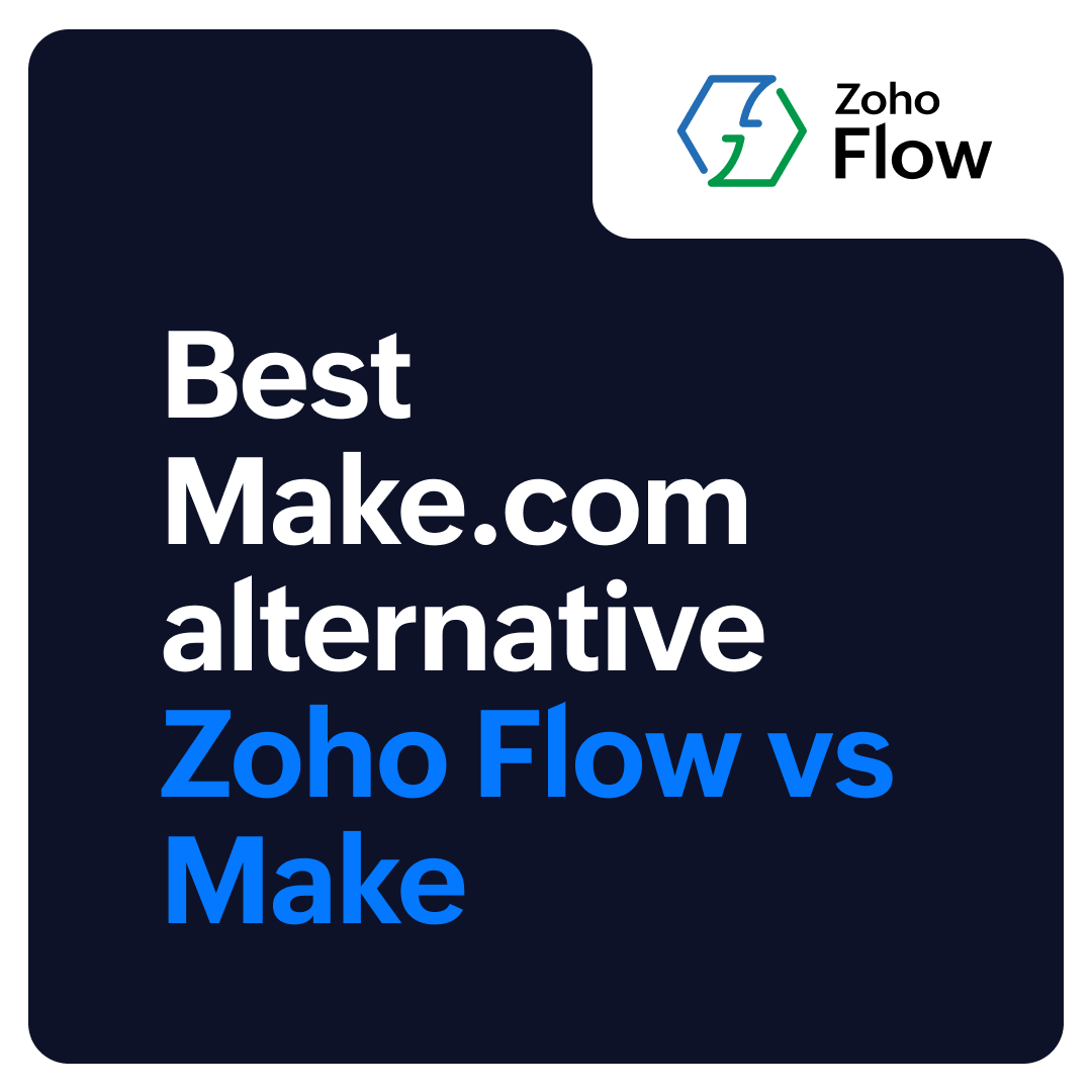 Make.com vs. Zoho Flow: Detailed comparison guide
