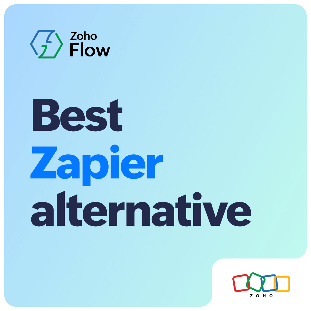 Zoho Flow vs. Zapier: The affordable Zapier alternative