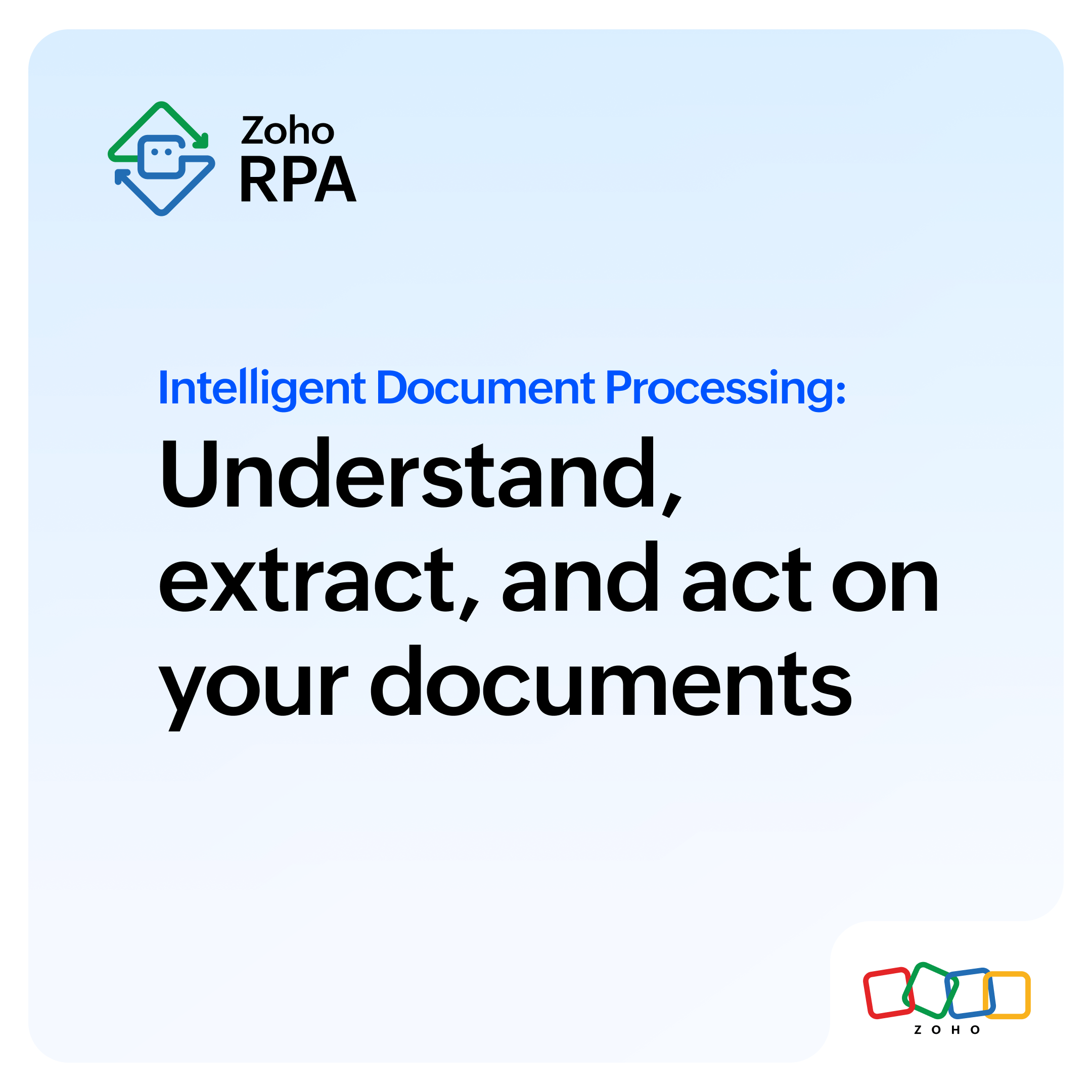 AI-powered intelligent document processing platform